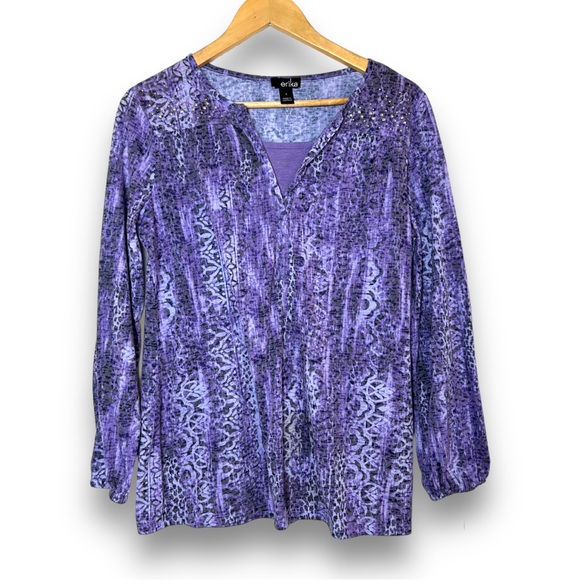 Erika | Tops | 52 Erika Embellished Faux Layered Top | Poshmark